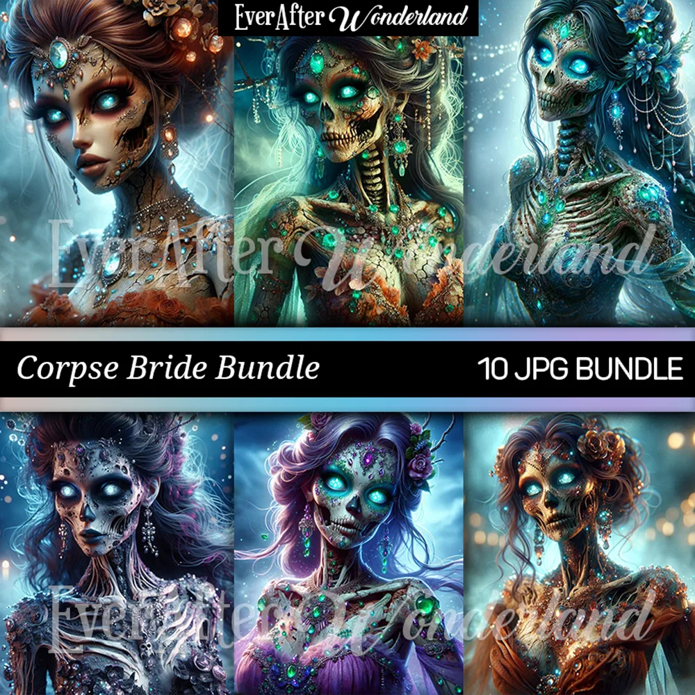 Corpse Bride Digital Bundle - Ever After Wonderland