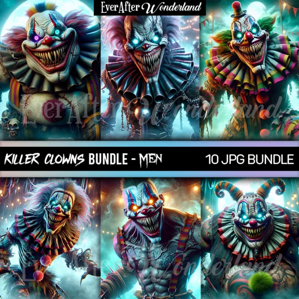 Killer Clowns - Men Digital Bundle - Ever After Wonderland